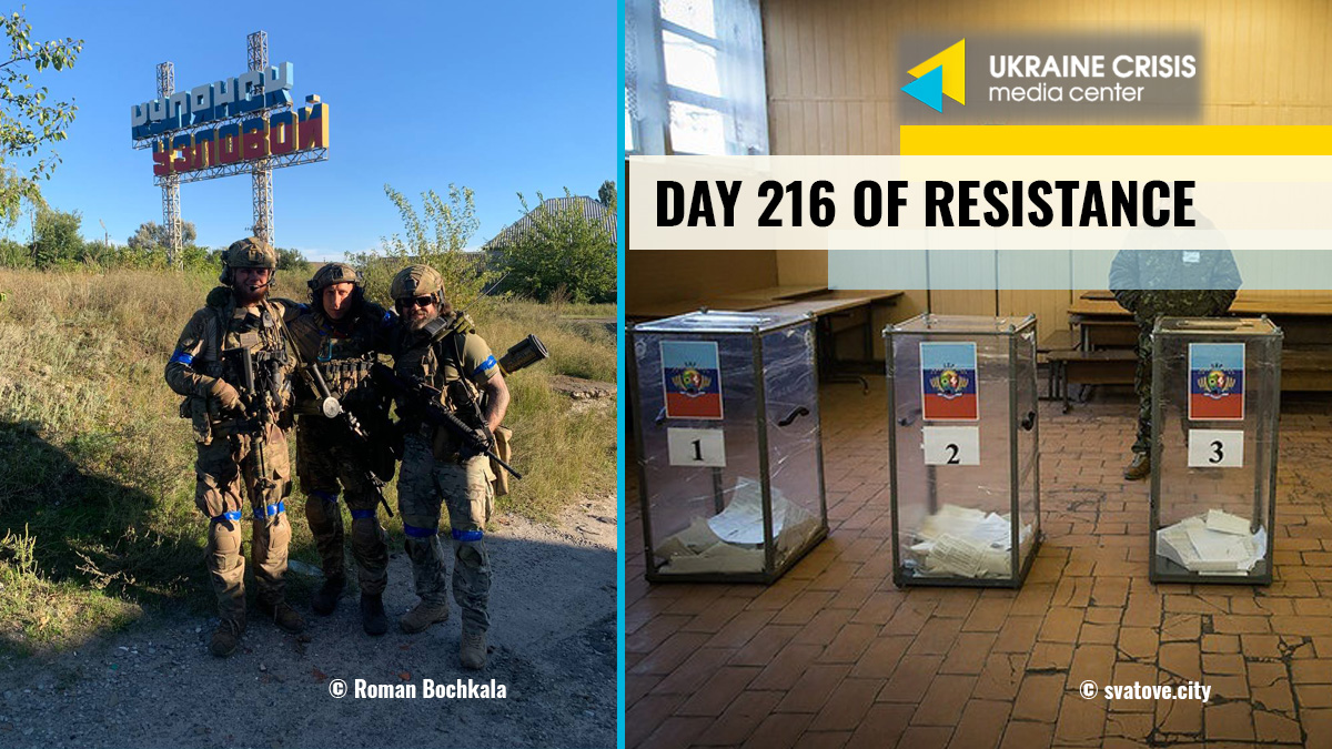 Day 216: Russia announces first results of sham referenda, Ukrainian ...