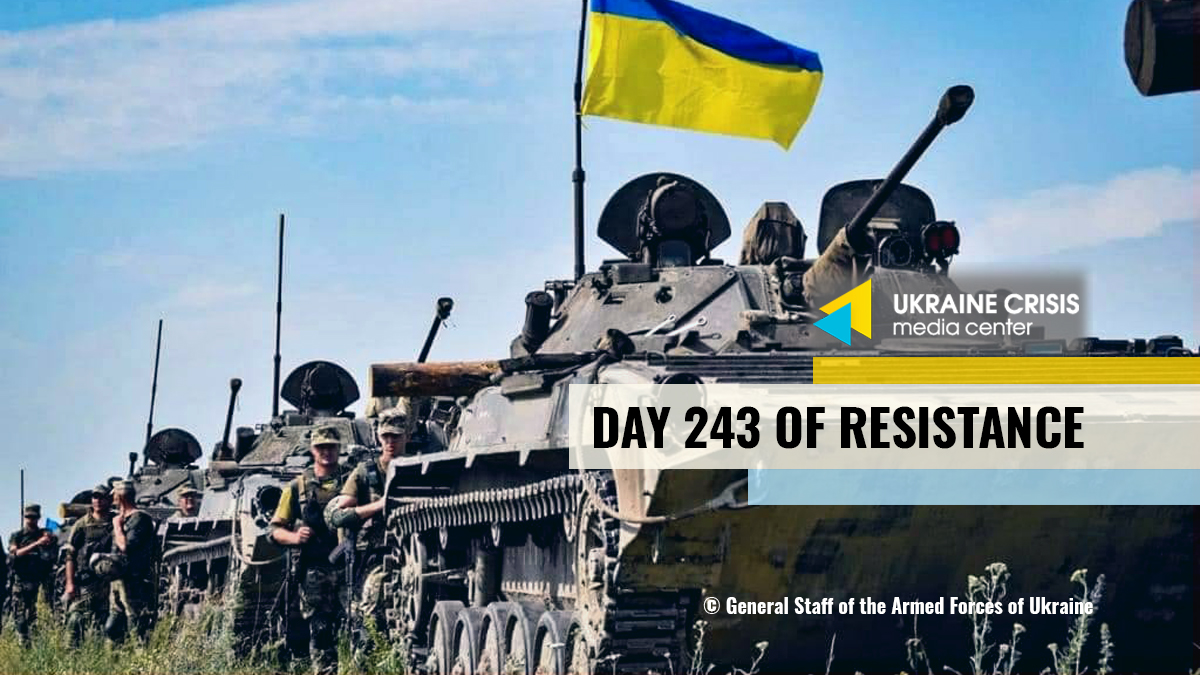 Day 243: Ukrainian troops advance in Donbas, Russian forces prepare to ...