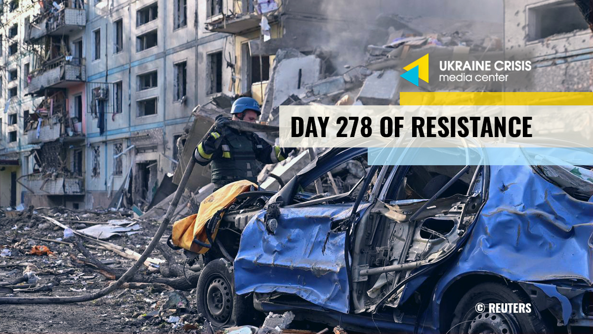 Day 278: ninety-seven per cent of Russia’s missile attacks strike ...