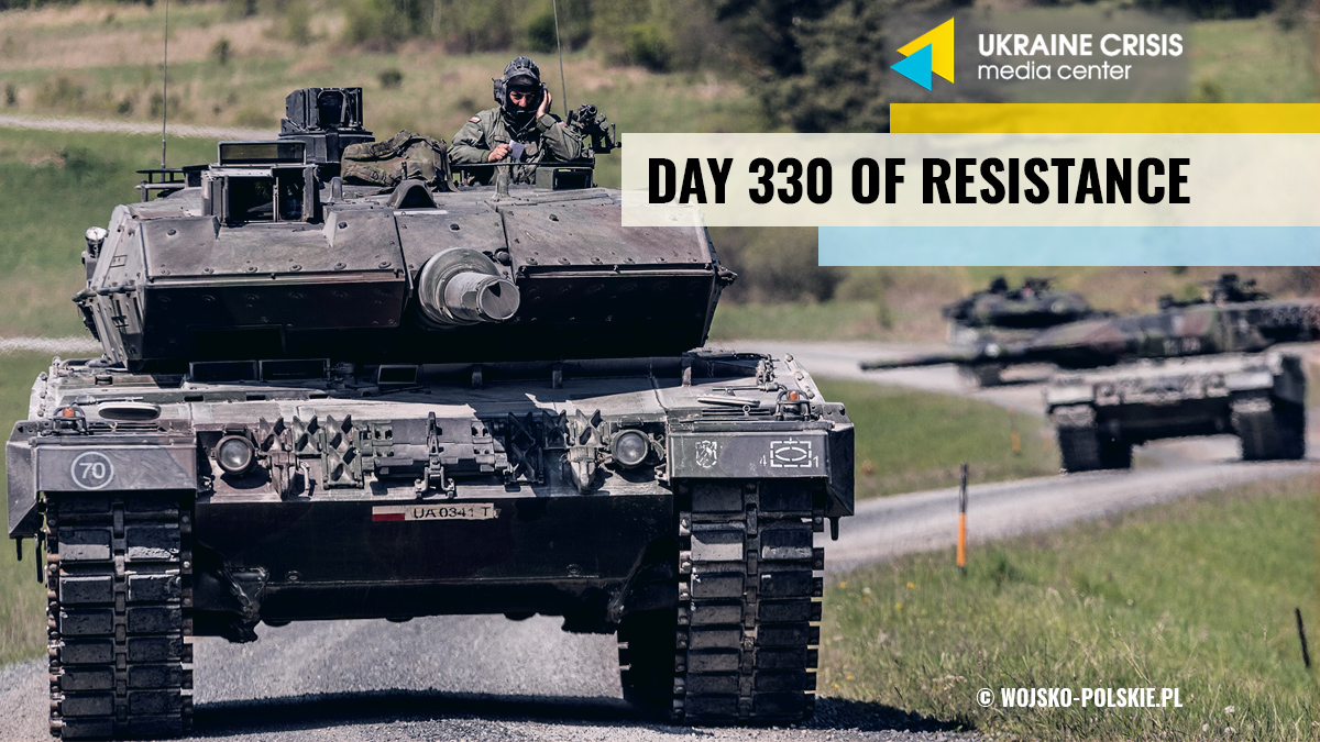 Day 330: Ukraine waiting on Germany to approve re-export of tanks ...