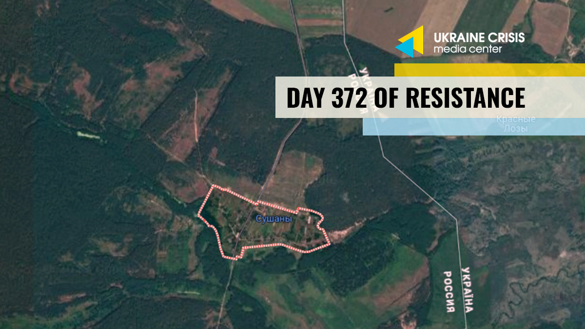 Day 372: reconnaissance group crosses into Russia’s Bryansk region ...