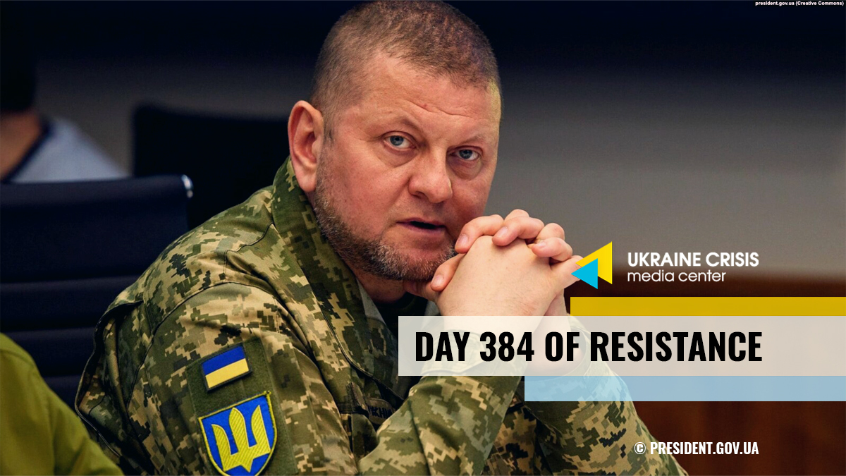Day 384: Ukraine’s Commander-in-Chief says defense of Bakhmut strategic ...