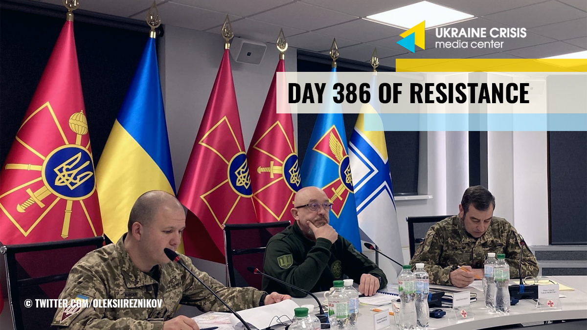Day 386: tenth meeting of Ukraine Defense Contact Group produces results