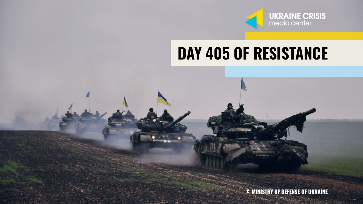 Day 405: battles intensify on eastern front | UACRISIS.ORG