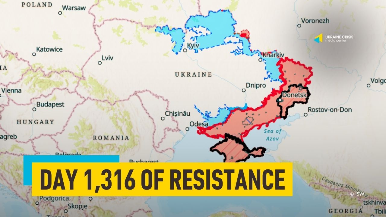 Day 1,316: Russia gains almost two times less Ukrainian territory in ...