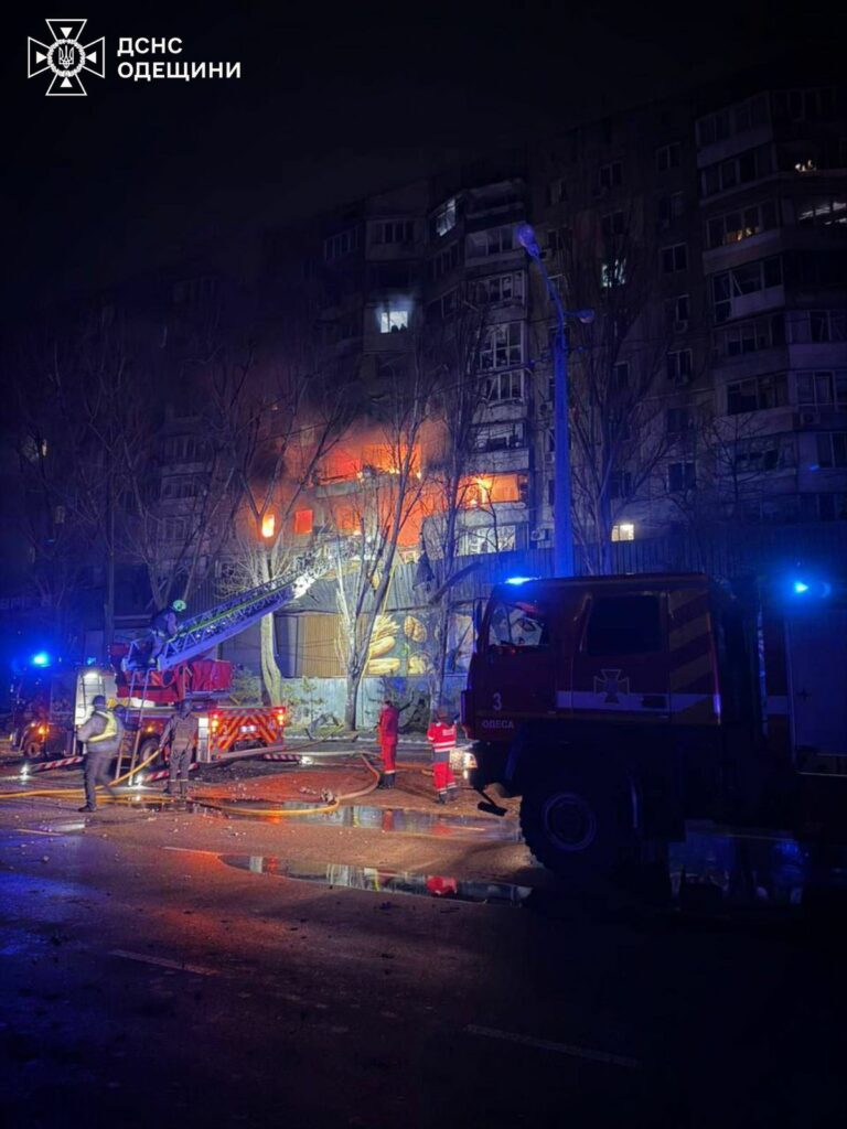 Day 1,434: heavy Russian drone attack on Odesa kills three, ravages ...